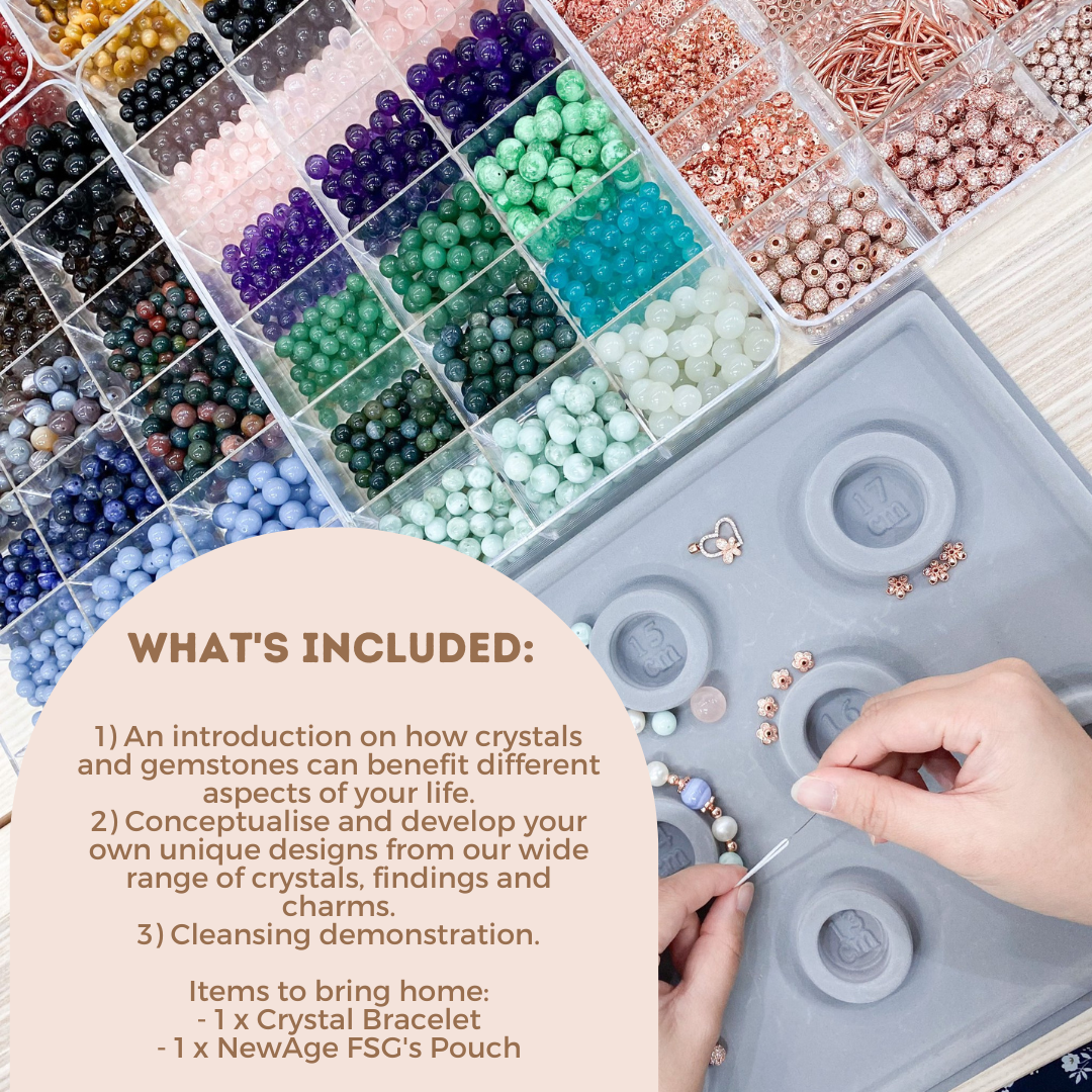 Crystal Beading Workshop (Weekday) @ NewAge Gaia